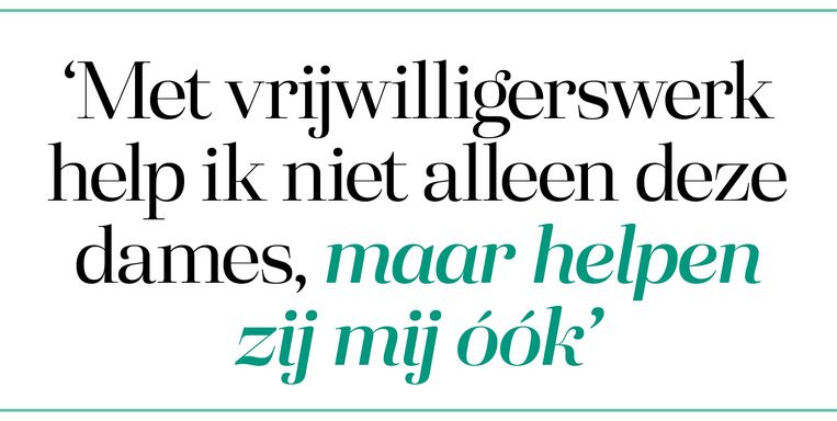 ‘Ik besloot een kletsmaatje te worden, want er is weinig waar ik zó ...